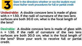 How to Create Problem Solving Test Items | PPT