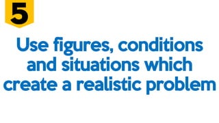 How to Create Problem Solving Test Items | PPT