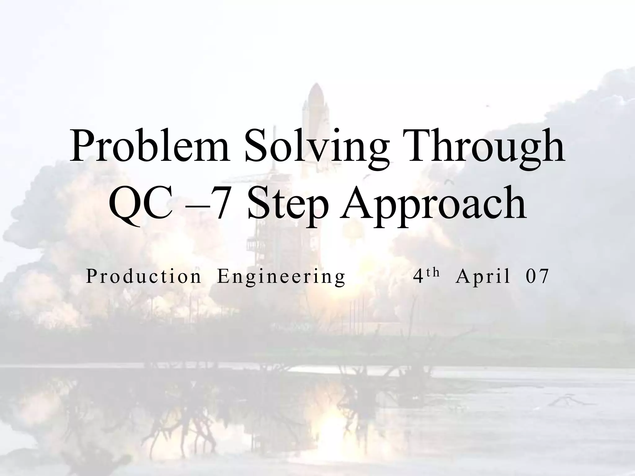 Problem solving thru qc circle (1) | PPT