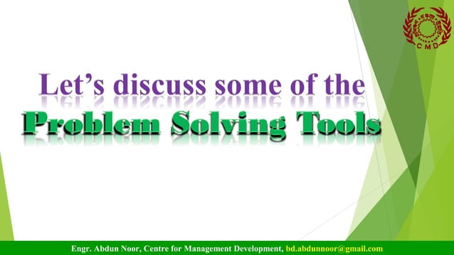 Problem Solving Tools | PPT