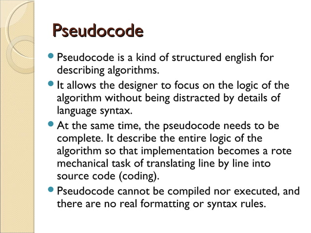 Problem solving using Computer | PPT