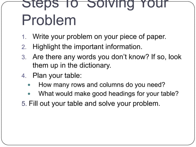 Problem solving using graphs | PPTX