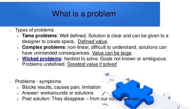 Problem solving - A presentation at IISc