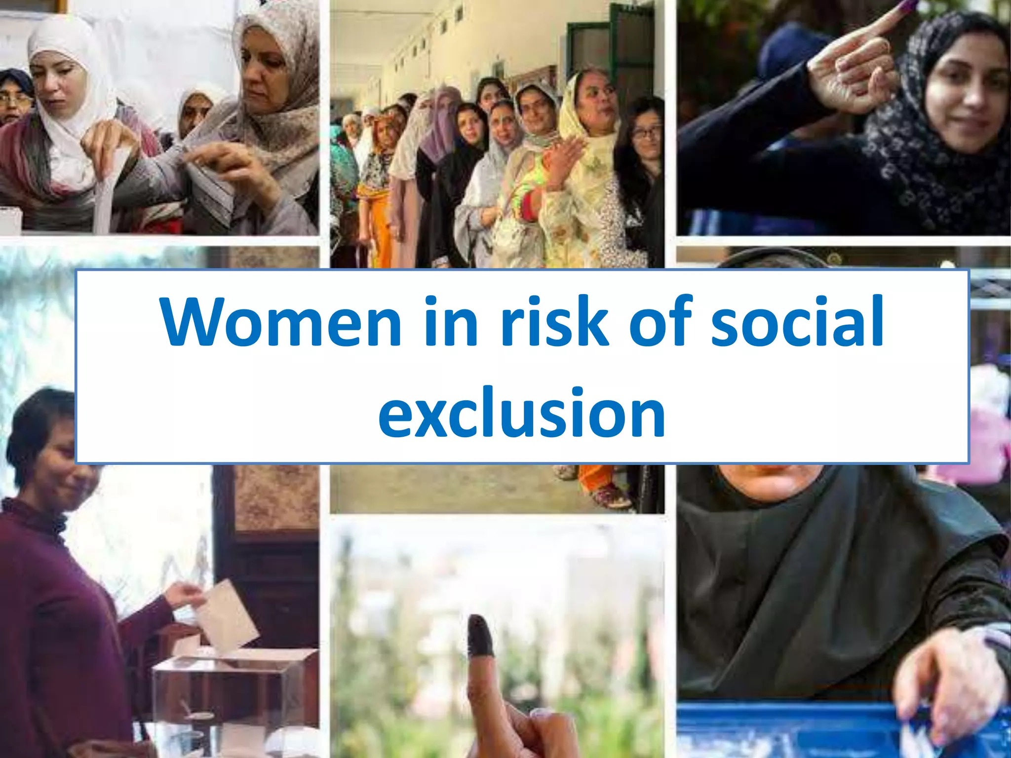 Problems on exclusion of women from political, | PPTX