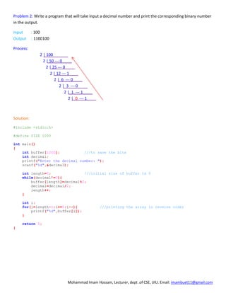 SPL 11.1 | Problems on Loop , Nested Loop | PDF | Free Download