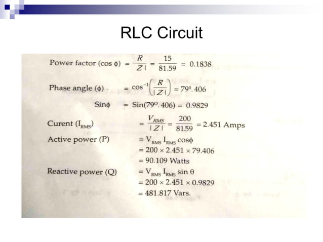 Problems on RL, LC, RLC circuits for electronic circuits.pdf