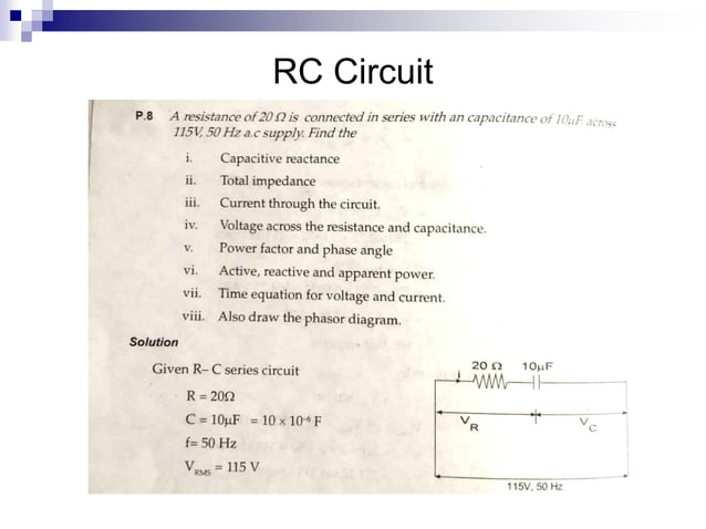 Problems on RL, LC, RLC circuits for electronic circuits.pdf