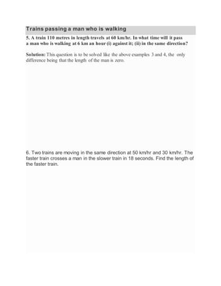 Problems on trains | DOCX