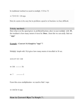 Problems on trains | DOCX