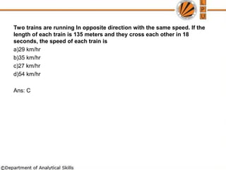 Problems on trains boat and stream (1).ppt