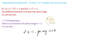 problems on types of functions (relations and functions) | PPT