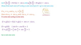problems on types of functions-II (Relations and functions) | PPT