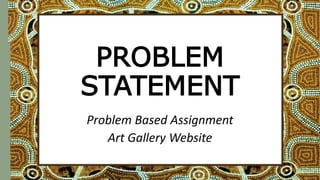 Problem statement | PPT