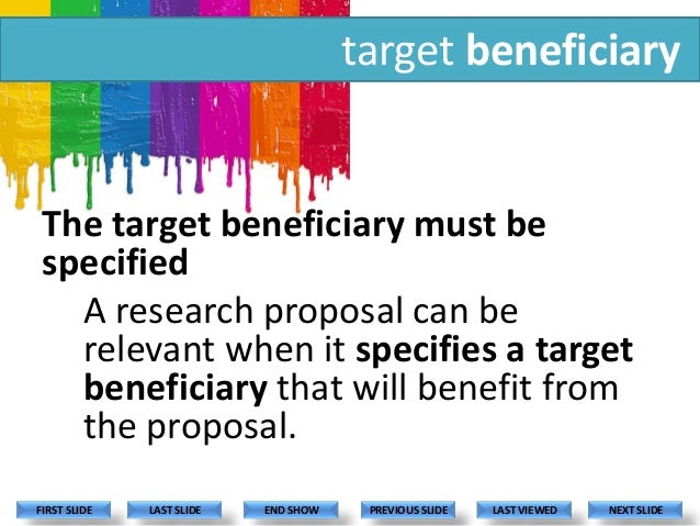 Problem Statement 09 RELEVANCE - What beneficiaries must do to meet t…
