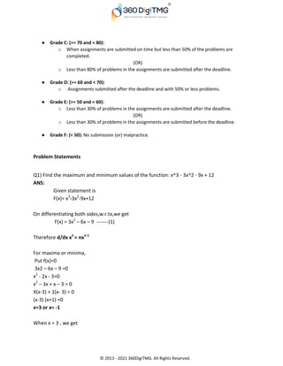 Problem statement mathematical foundations | PDF