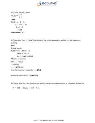 Problem statement mathematical foundations | PDF