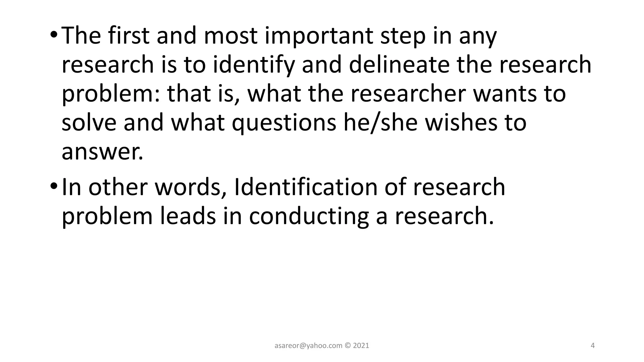 Problem statement of research | PDF