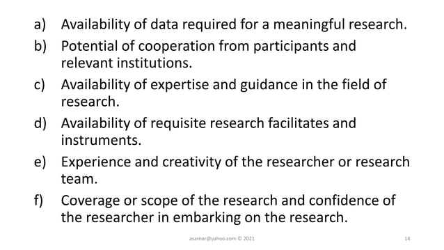 Problem statement of research | PDF | Education