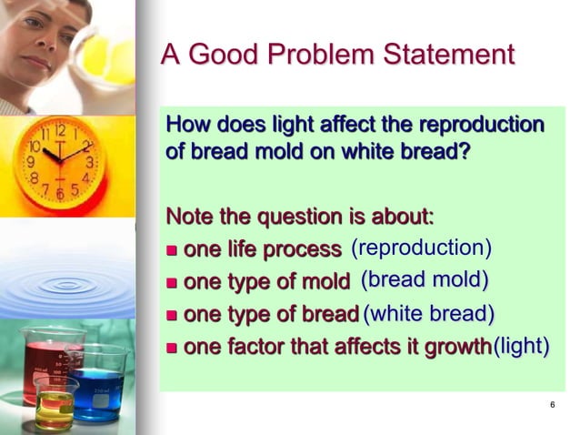 Writing a Good Purpose Statement (Problem Statement) | PPT