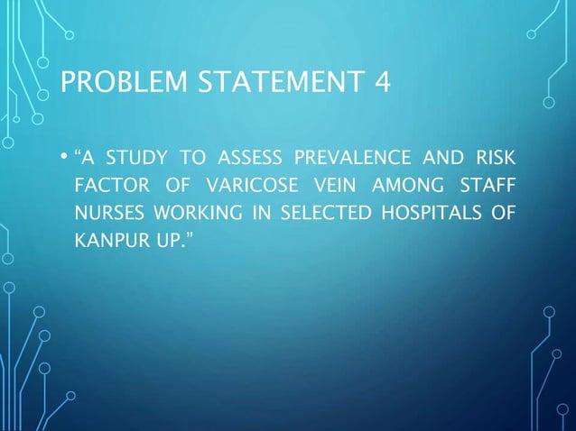 PROBLEM STATEMENT PRESENTATION.pptx | Infectious Diseases | Diseases and Conditions