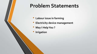 Problem Statements in Rural Area | PPTX