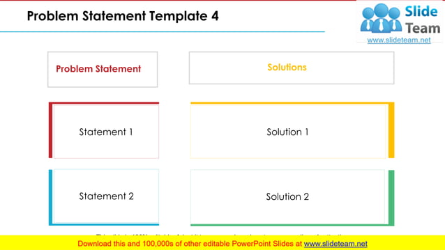 Problem Statement Solution PowerPoint Presentation Slides Problem Statement Solution PowerPoint Presentation Slides