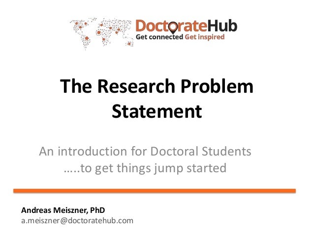 The Research Problem Statement
