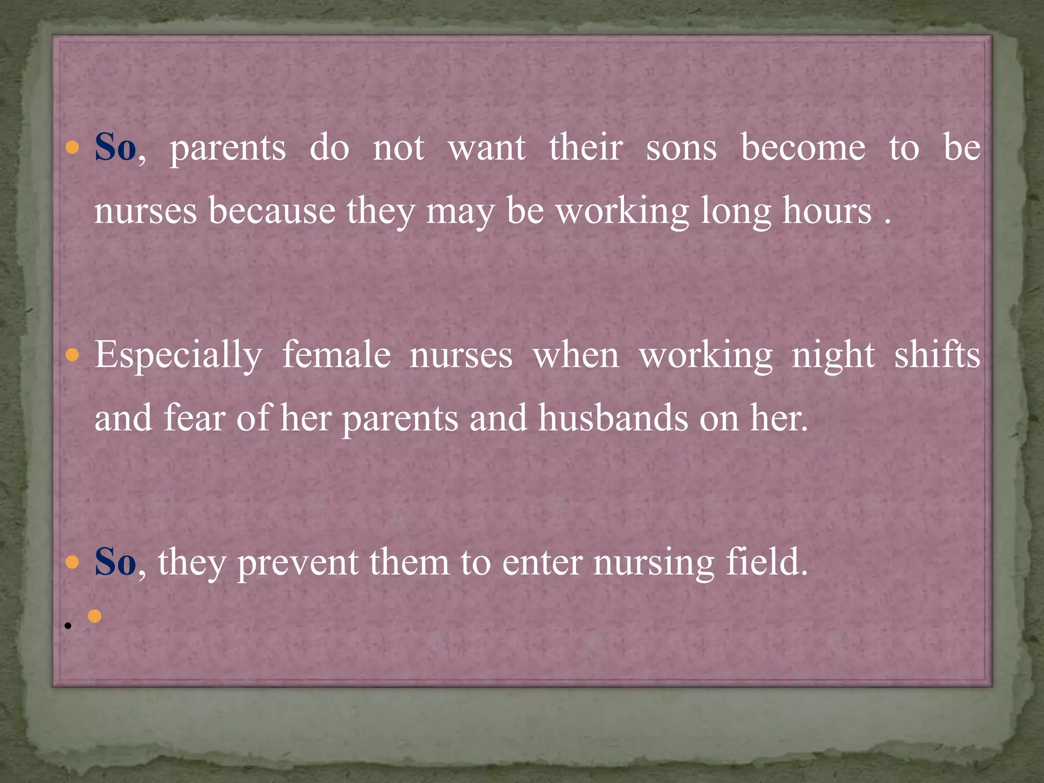 Problems that nursing face today and nurses' violence in the workplace ...