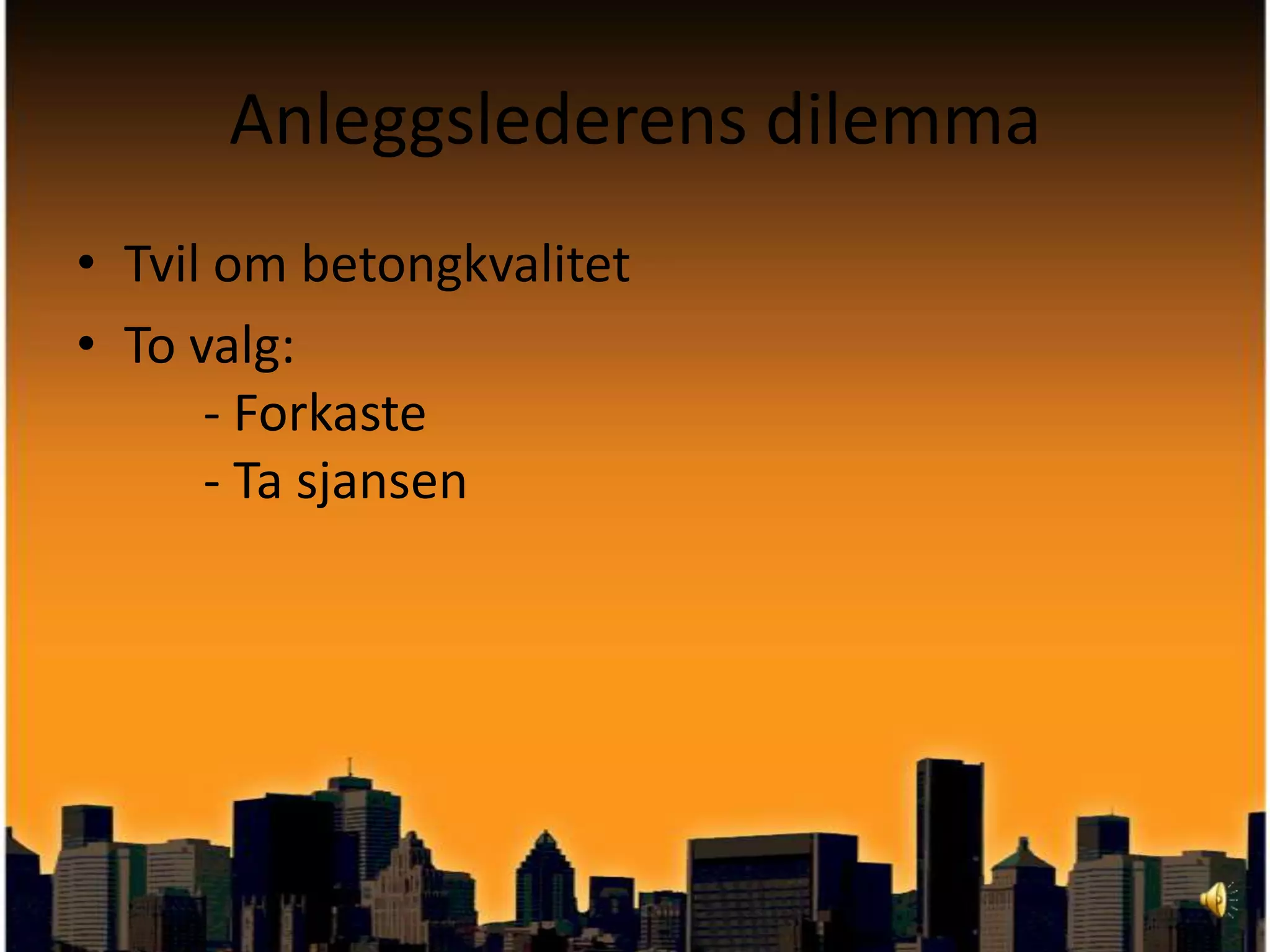 Problemstilling Betong | PPTX