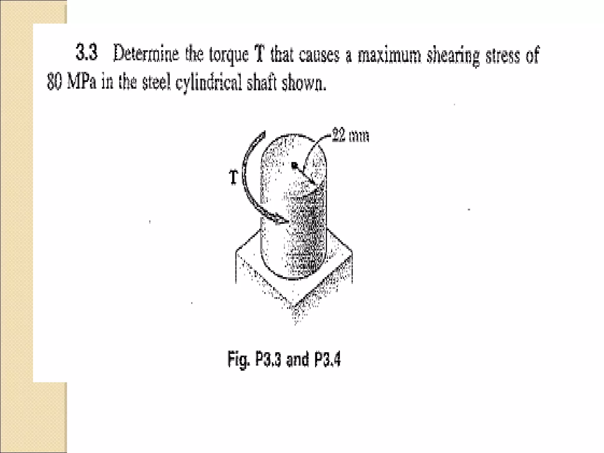 Problems torsion | PPT