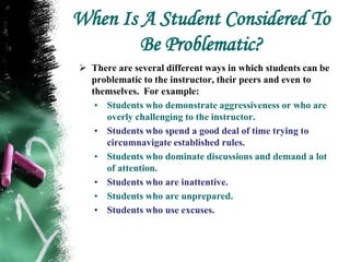 Problem Students | PPTX