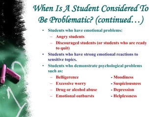 Problem Students | PPTX