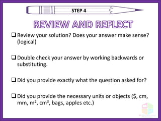 Problem sums strategies | PPT