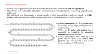 Problems with analysis of biological matrices | PPTX