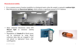 Problems with analysis of biological matrices | PPTX