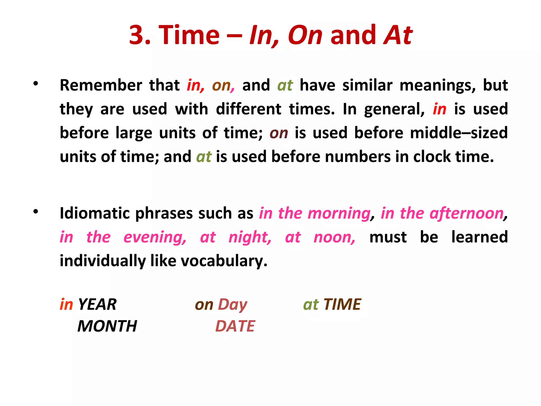 Problems with prepositions | PPT