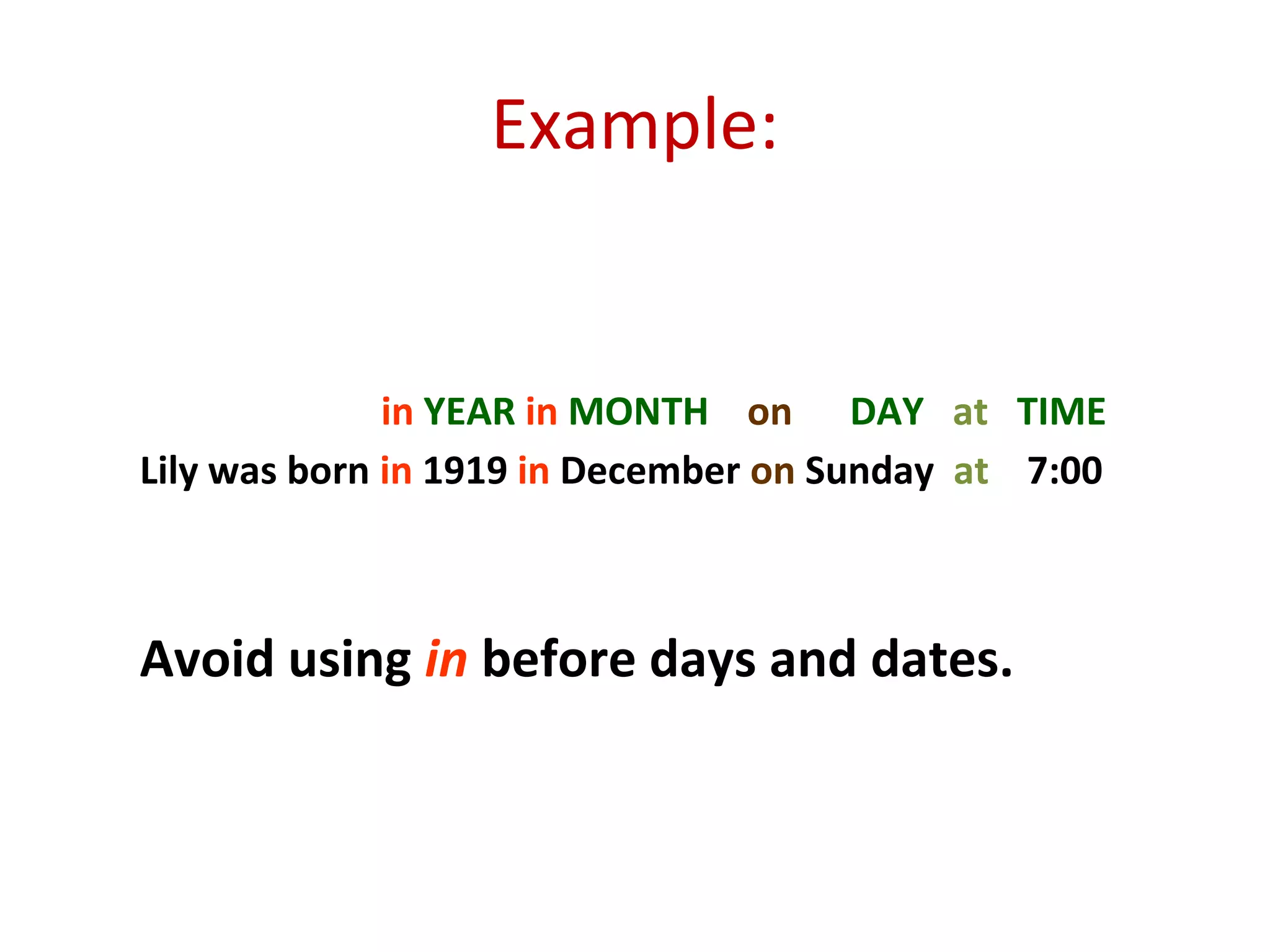 Problems with prepositions | PPT