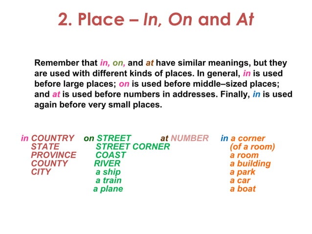Problems with prepositions | PPT