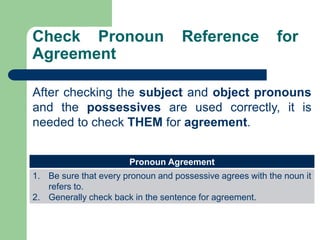 Problems with Pronouns | PPTX