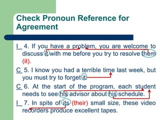 Problems with Pronouns | PPTX