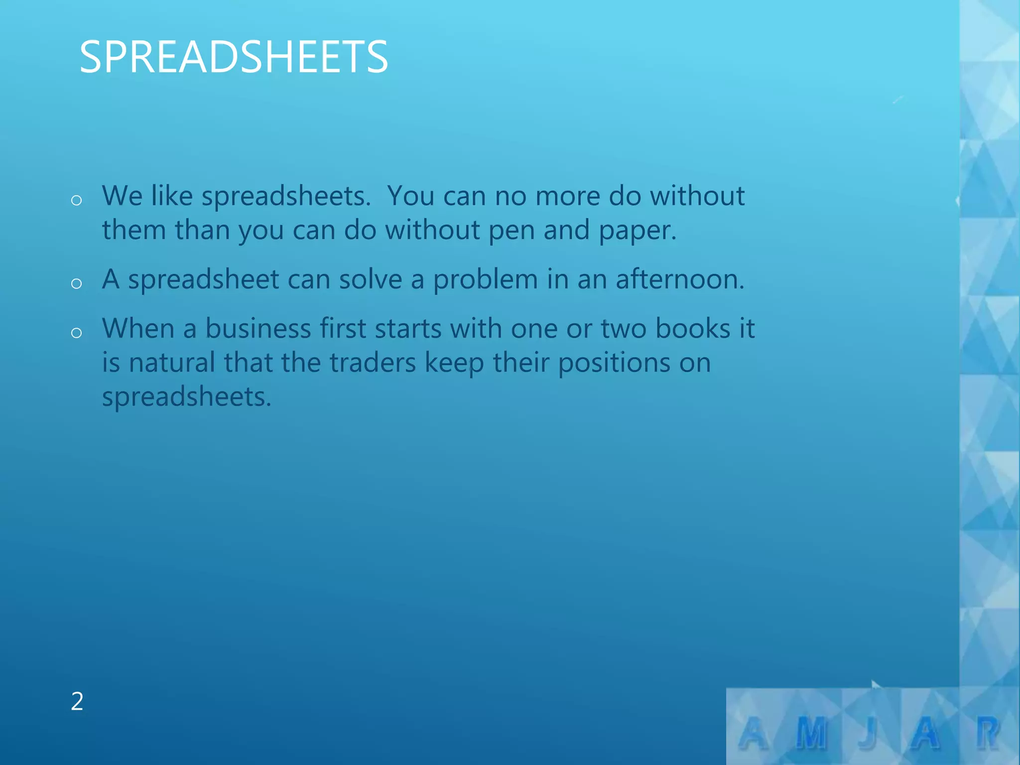 Problems with spreadsheets | PPTX