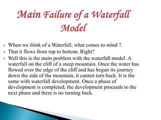 Problems with water fall model ppt | PPTX