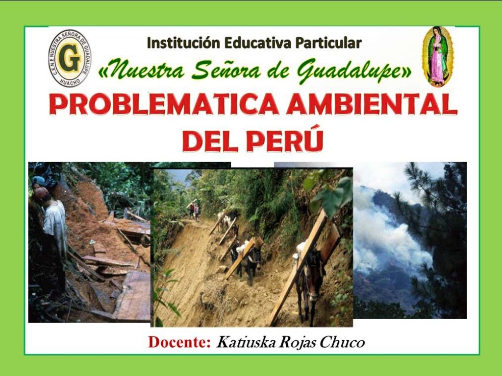 Problemática ambiental en el Perú