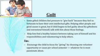 Problem with gifted children | PPTX