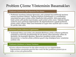 Problem çözme tekniği | PPTX