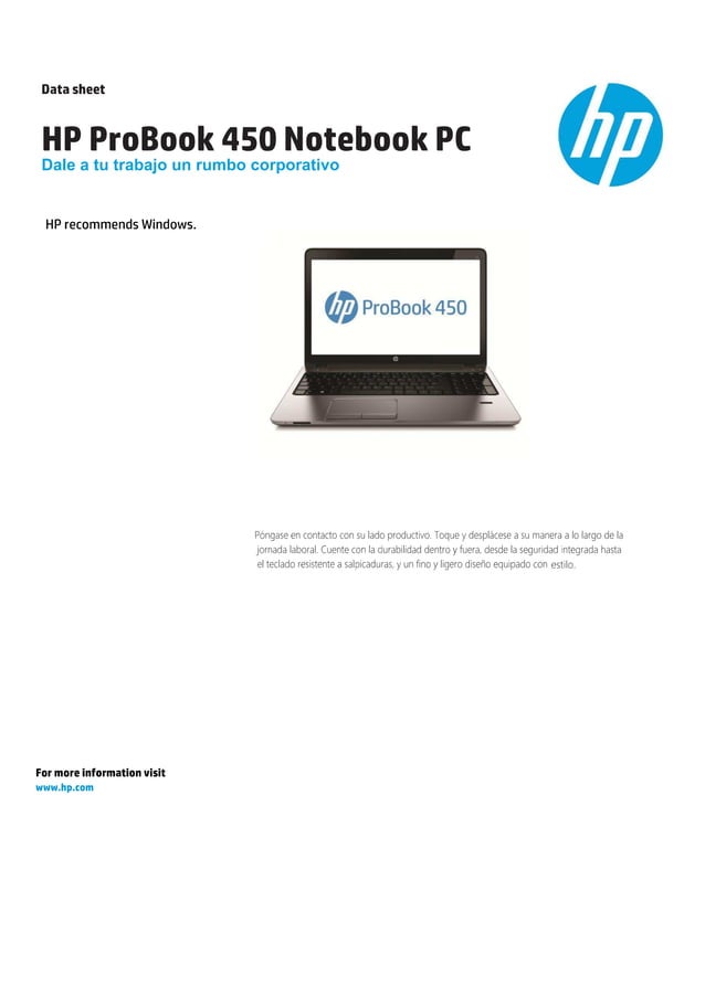 hp Probook 450 g1 i7 | PDF | Laptops | Computing
