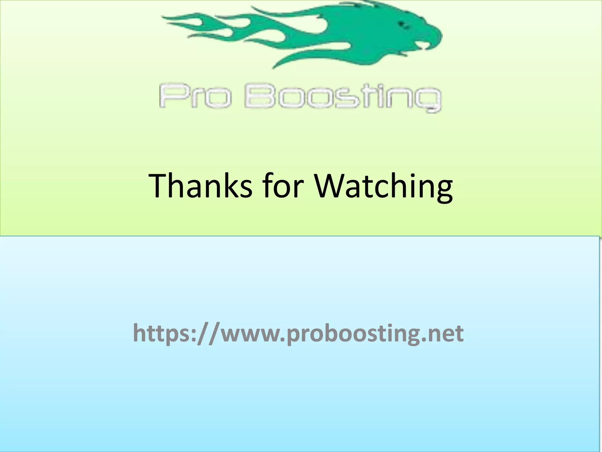Proboosting | PPTX