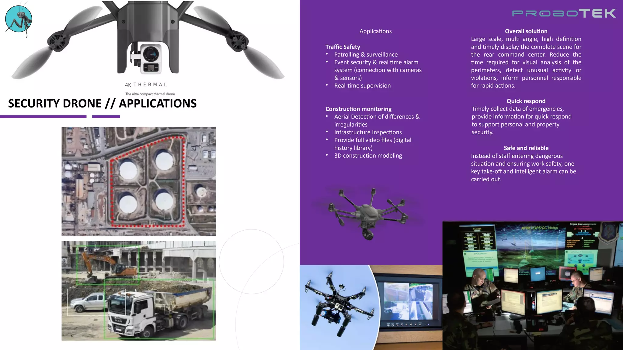 ProboTEK - Gray Mantis (Security Drone System) | PPT