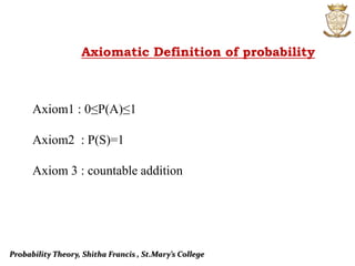 Statistics:Probability Theory | PPTX