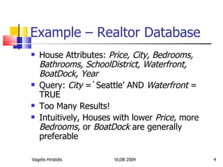 probabilistic ranking | PPT | Databases | Computer Software and ...